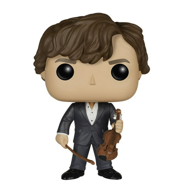 Funko POP TV: Sherlock - Sherlock Holmes with Violin Action Figure ...