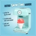 Nostalgia CLSC1AQ Classic Retro Snow Cone Maker, Aqua - Walmart.com