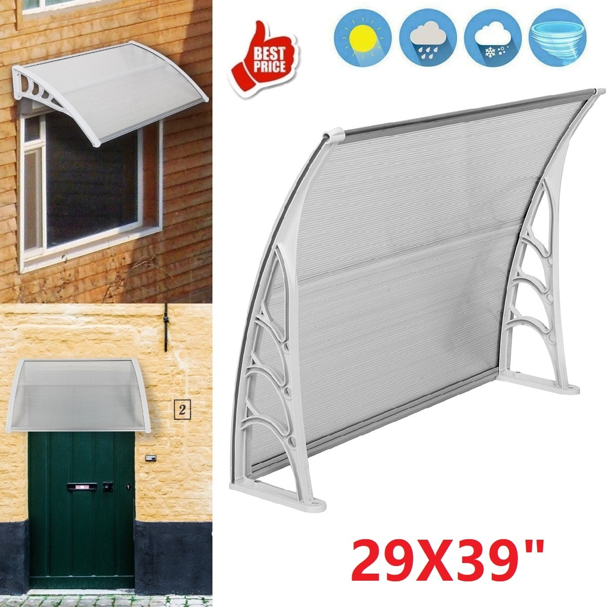 Aluminum Door Rain Guard