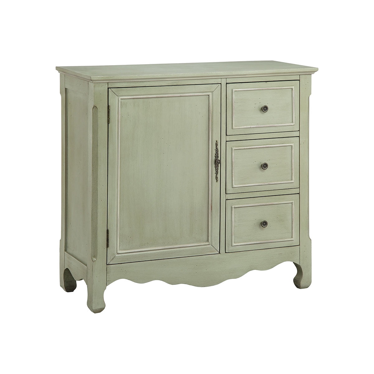 Chesapeake 1-Door 3-Drawer Petite Cabinet - Walmart.com