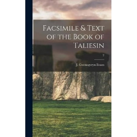 Facsimile & Text of the Book of Taliesin; 2 | Walmart Canada