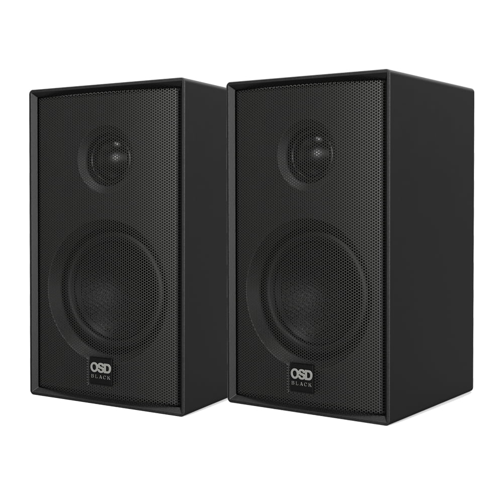 OSD Nero MODQ2 3" Bookshelf Speaker Pair 100W, 3" Glass Fiber Woofer, 1 ...