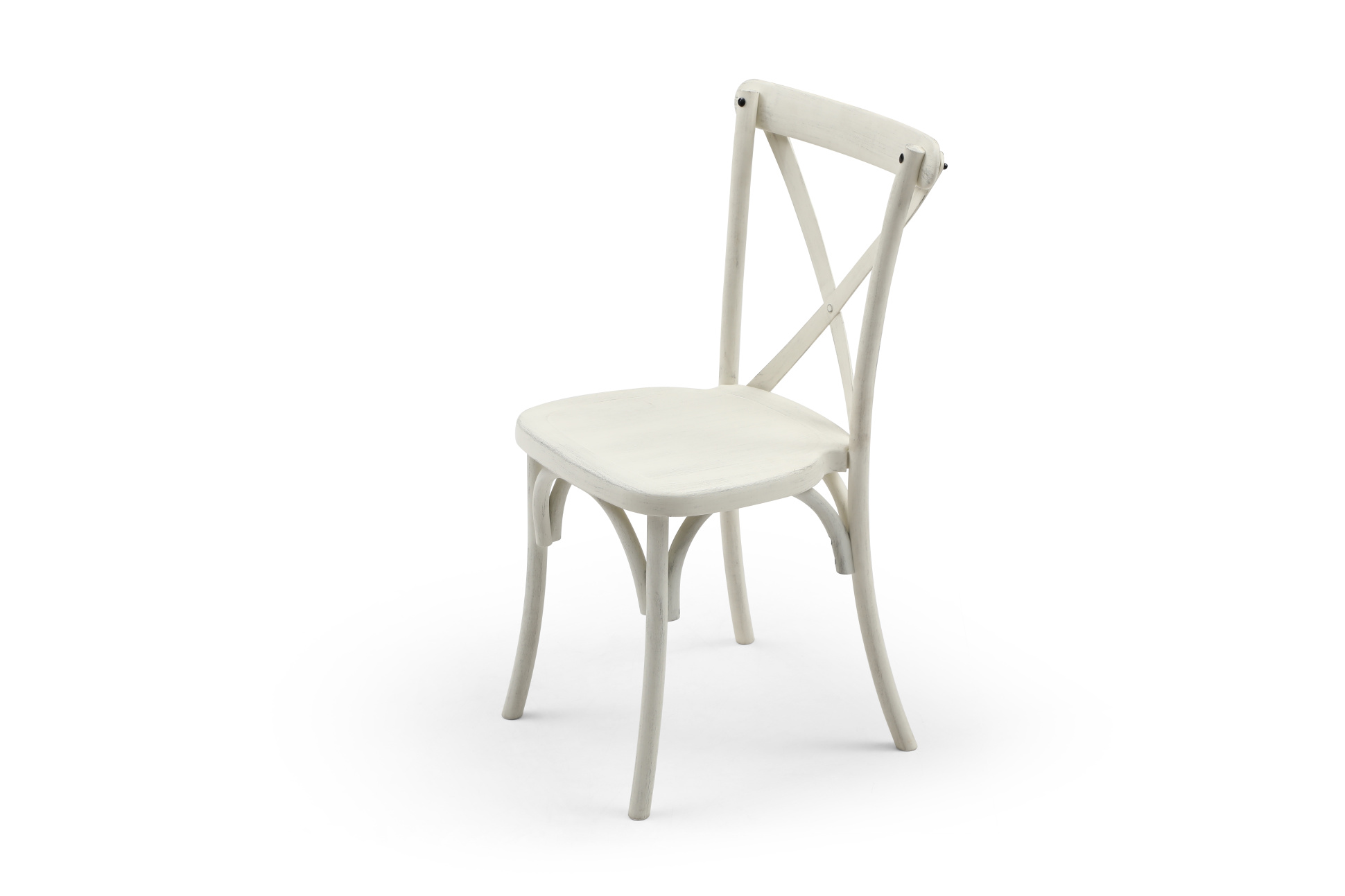 Set of 6 X-Back Chair,Cross Back Chair, Resin Dining Chair, Retro ...
