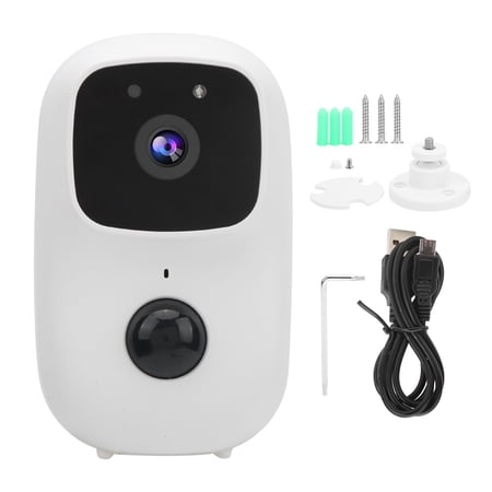 W FI Doorbell Camera,1080P WIFI Smart Doorphone Visible Doorbell Motion ...