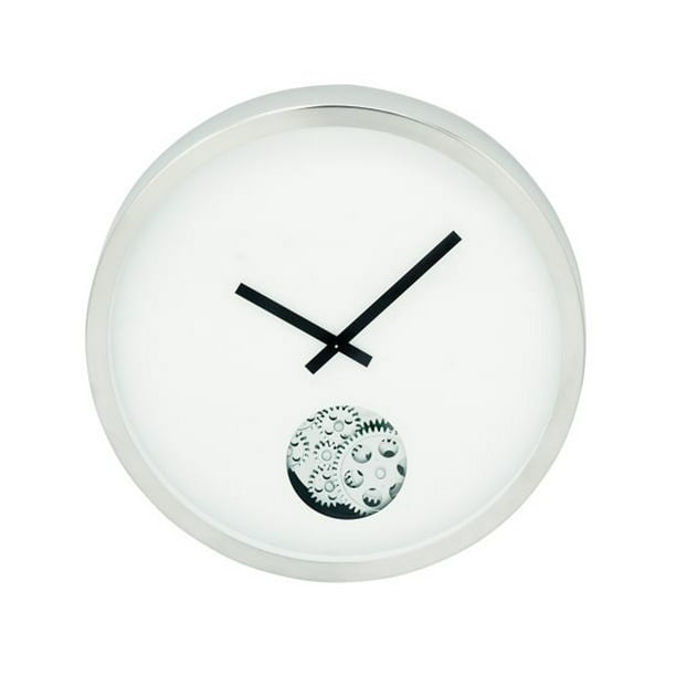 Modern Stainless Steel Gear Wall Clock - Walmart.com