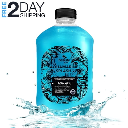 Beauty Soft Body Wash Antibacterial Moisturizing Refill, Aquamarine ...