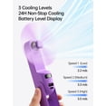 JISULIFE Handheld Fan, Upgraded Mini Fan, Up to 24 Working Hours for ...