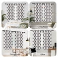 Boston Terrier and Dog Paw Print Blackout Curtains,Triple Weaved Fabric ...