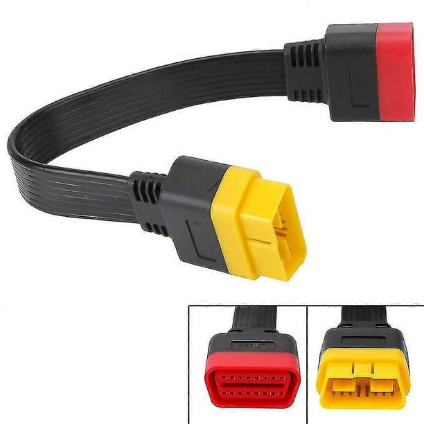 Obd2 Cable Obd2 Scr Adapter 32cm Obdii Extens Cable Car Connectors 16 ...