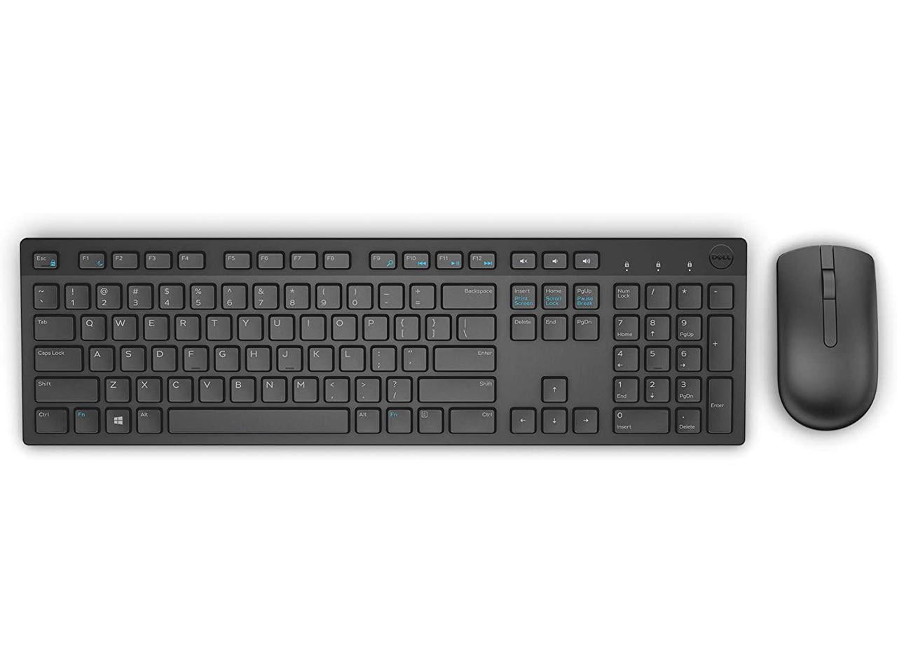Dell Wireless Keyboard & Mouse Combo | Black - Walmart.com