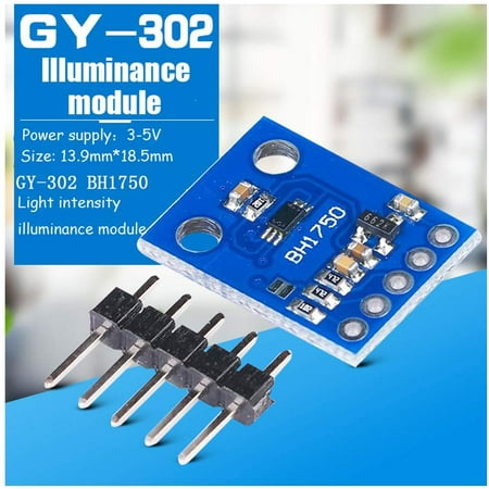 3Pcs GY-302 BH1750FVI Digital Light Intensity Sensor Detector Module 3V-5V Power For AVR Arduino ...