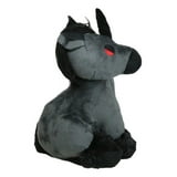 Mythical Fantasy Legend Black Dark Unicorn Hell Steed Luxe Soft Plush ...