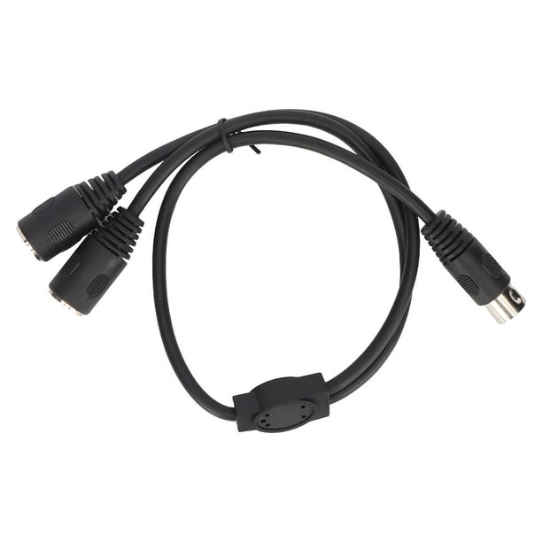 6 Pin DIN Male to 2 Female Sockets Splitter Cable Multifunctional 6 Pin ...