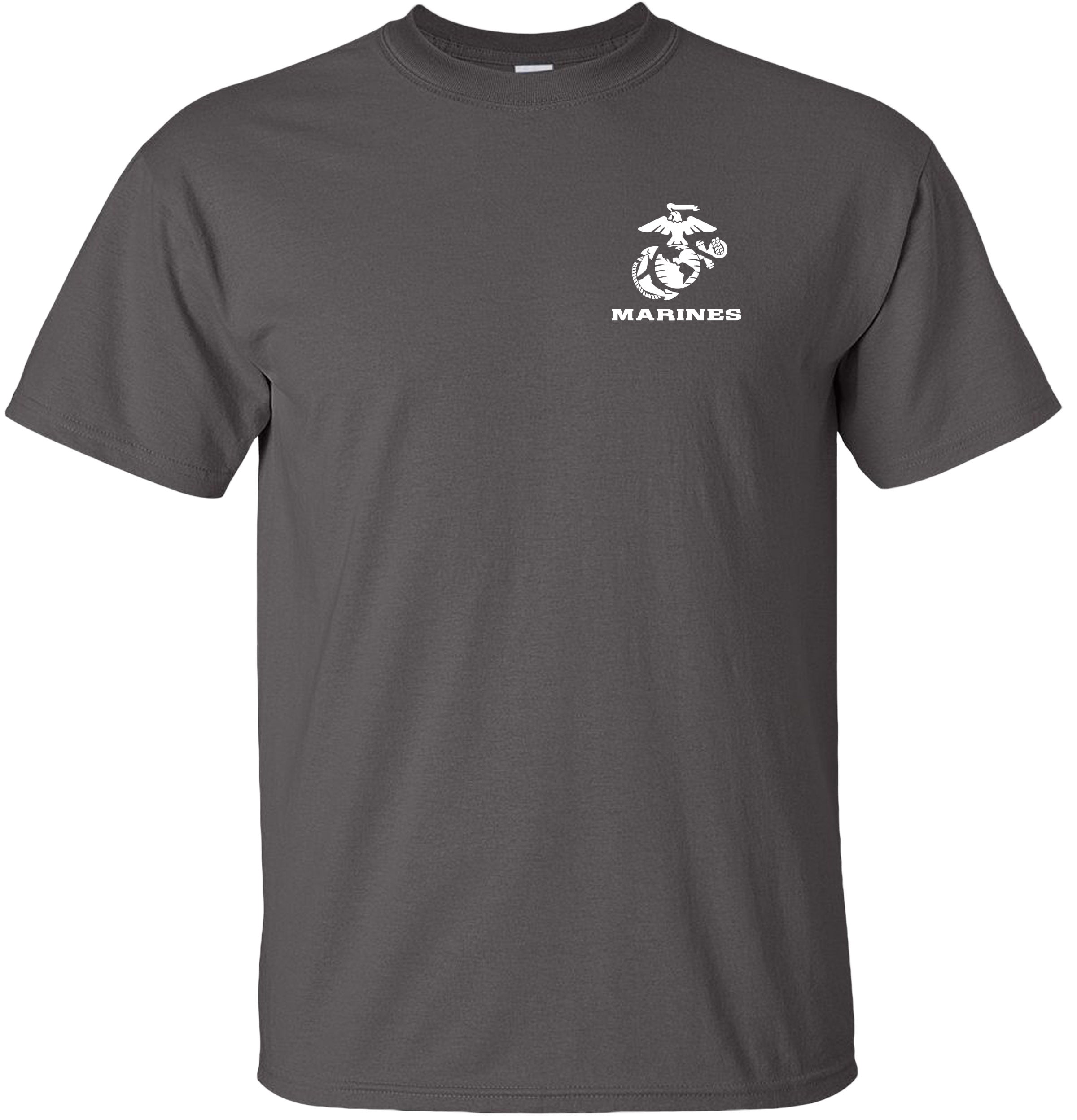 Fair Game Marines T-Shirt, EGA Crest USMC Chest, Marines Graphic Tee ...