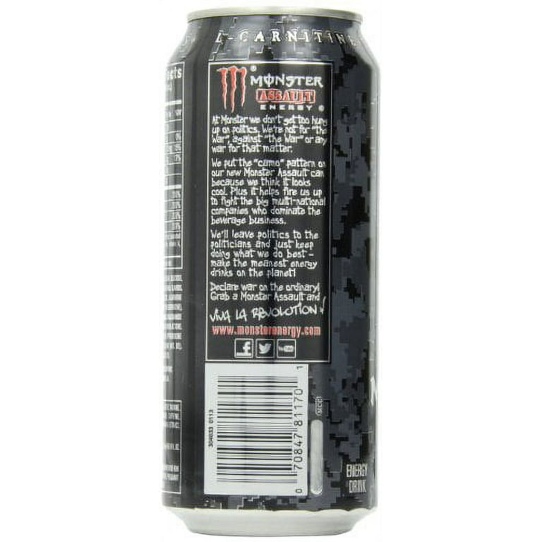Monster Energy Can Back