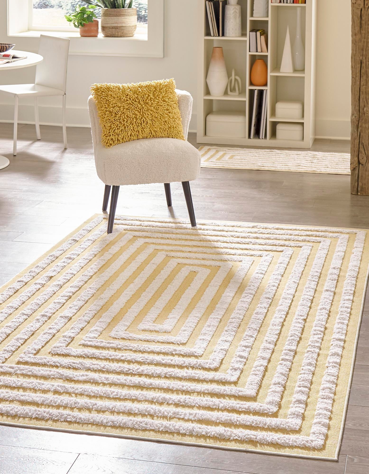 Rugs.com Sabrina Soto Casa Collection Rug – 8' x 10' Yellow High Rug ...