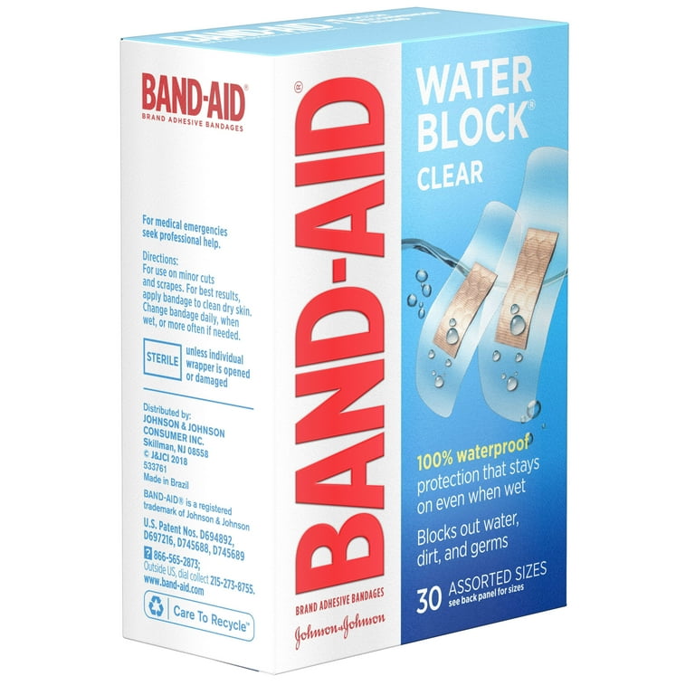 Back Of Band Aid Box