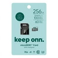 Onn+ 256 GB MicroSDXC U3 V30 Memory Card with Adapter for 4K HD Video ...