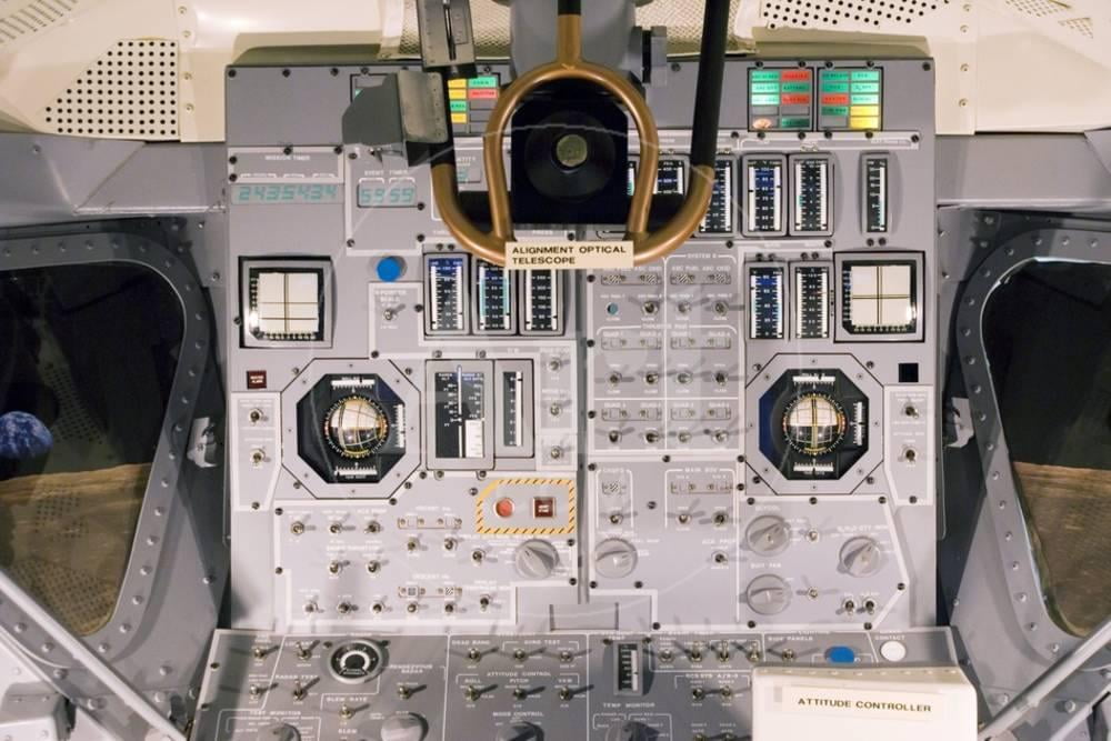 Apollo Lunar Module Interior, World Culture Unframed Premium ...