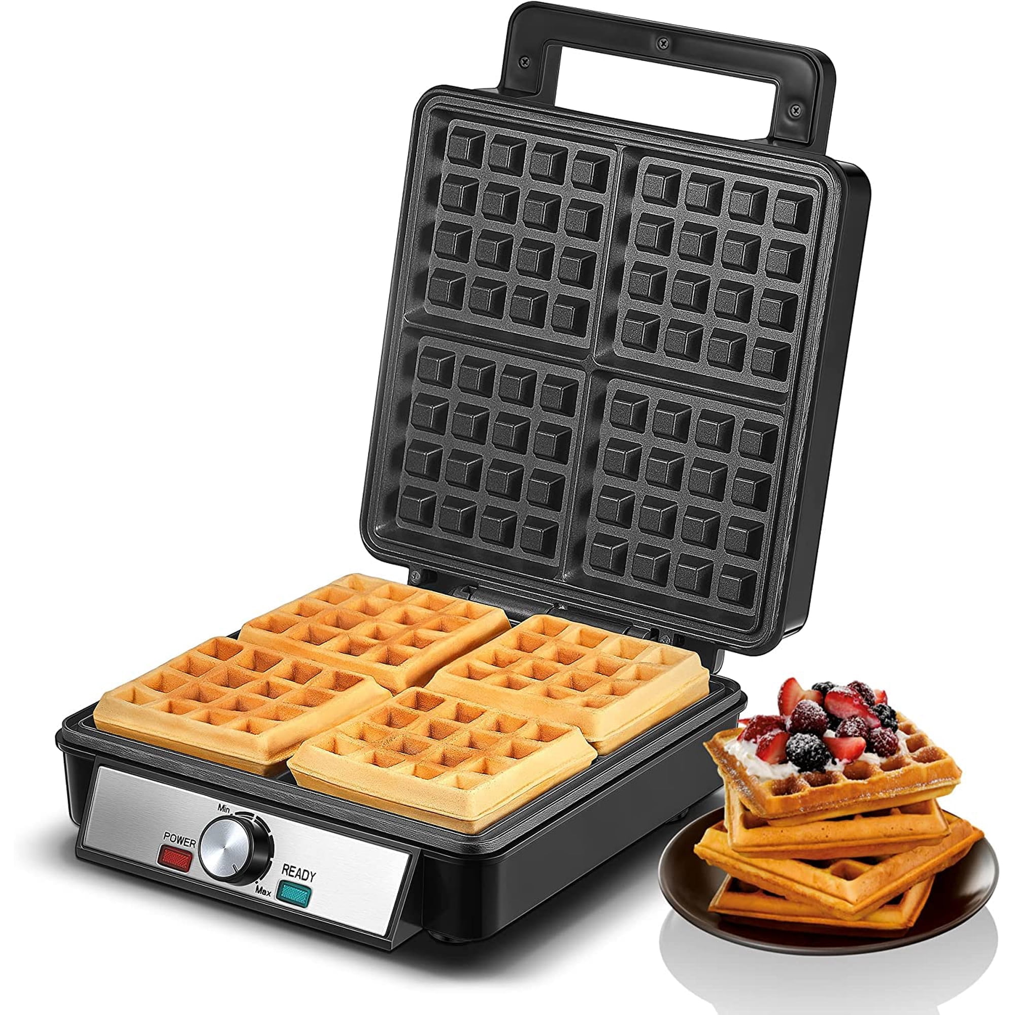 Click here for 1200w Belgian Waffle Maker 4-Slice  Stainless Stee... prices