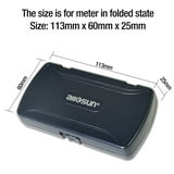 Allosun, Pocket Multimeter, EM3085A, Compact Digital Voltmeter ...