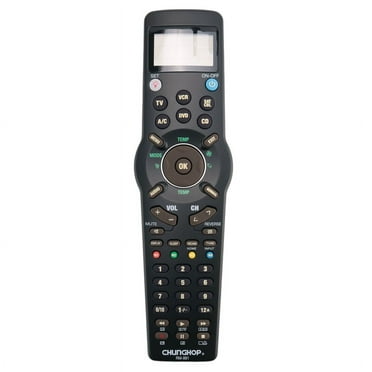 Continu.us EasyMote DT-R08W - Universal TV Remote, Backlit, Smart ...