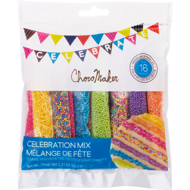 ChocoMaker Celebration Mix - 16ct Decorette Variety Pack - 12 per Case ...