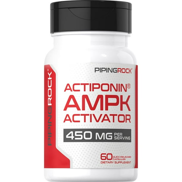 AMPK Metabolic Activator 450 mg | 60 Capsules | Actiponin Supplement ...