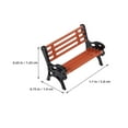 Masteelf Miniature Park Bench Set for Decoration Versatile Mini ...