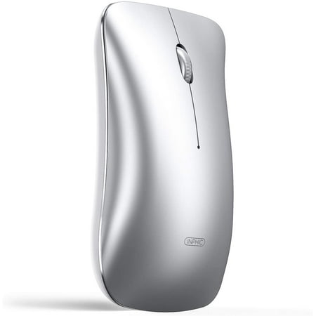 Bluetooth Mouse, Inphic Multi-Device Slim Silent Rechargeable Bluetooth ...