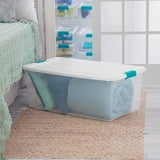 Sterilite Storage System Solution with 106 Quart Clear Stackable ...