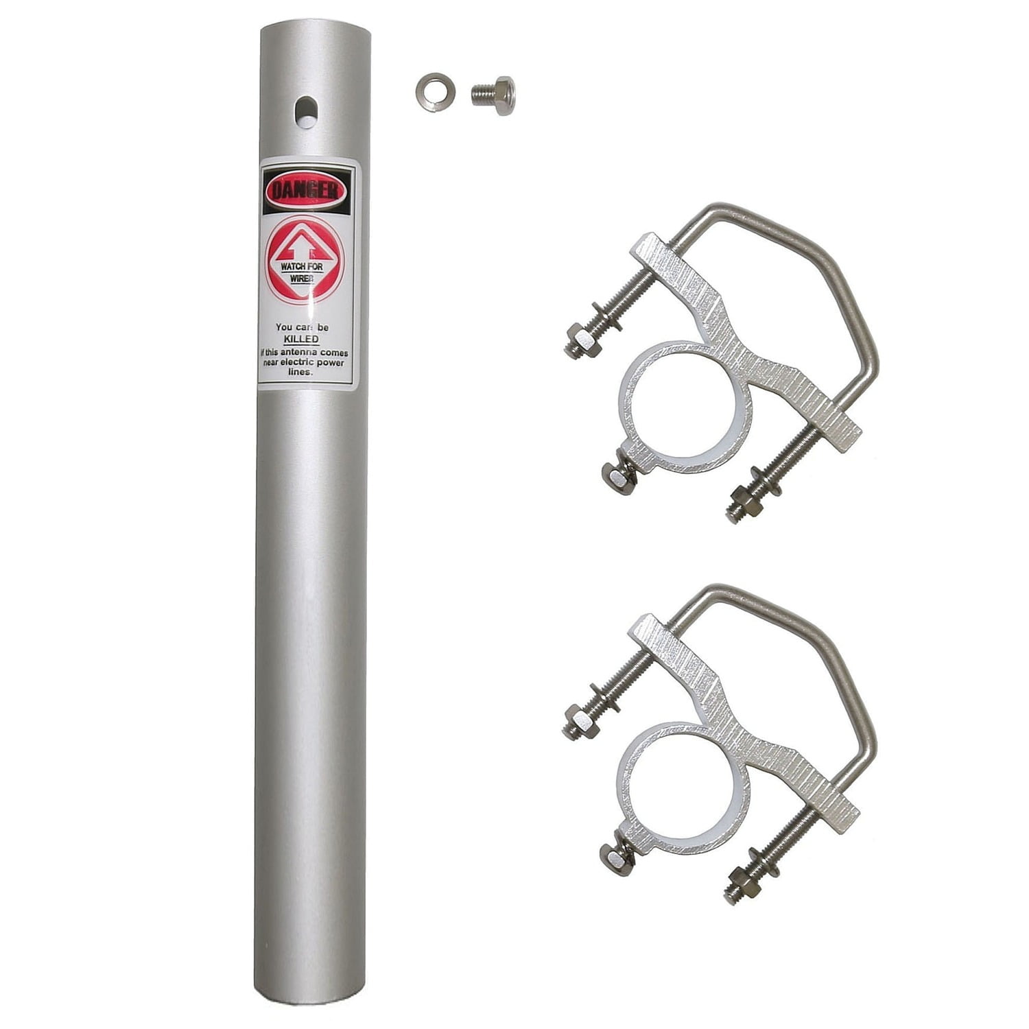 Tram 1480-b 6 dBd Gain VHF/8 dBd Gain UHF Black Amateur Dual Band Base ...