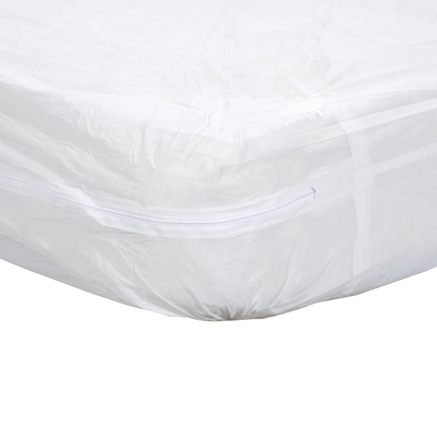 Mars Wellness Waterproof Vinyl Mattress Protector and Cover - Zippered ...