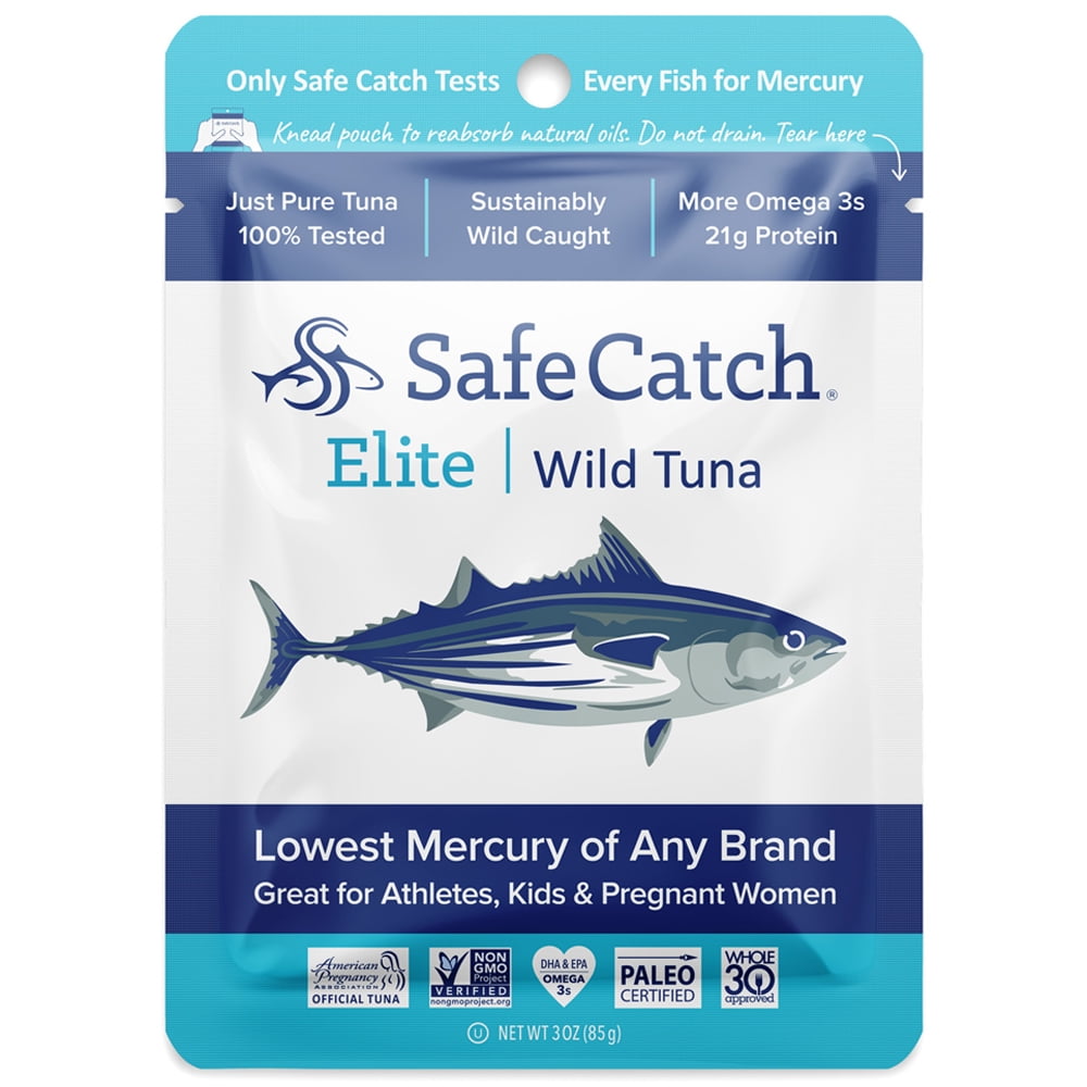 Safe Catch Elite Wild Tuna, 3 oz pouch - Walmart.com - Walmart.com
