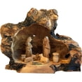 Holy Land Market Unique Olive Wood Nativity Set with Carved in by Hand ...