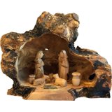 Holy Land Market Unique Olive Wood Nativity Set with Carved in by Hand ...