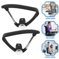 BESTYASH 2Pcs Black Chair Armrest Pads Comfortable Office Chair Arm ...