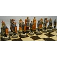 Medieval Times ROBIN HOOD Chess Set W/ 14 Ebony Black Maple Wood Board ...