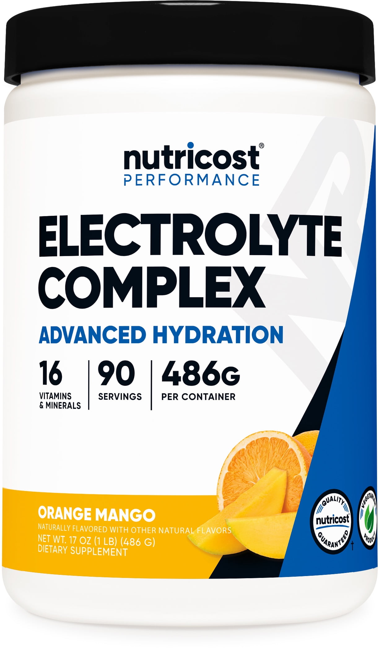Nutricost Electrolyte Powder Complex, Orange Mango, 90 Servings ...