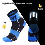 Carevas Reflective Cycling Socks High-Visibility Breathable Athletic ...