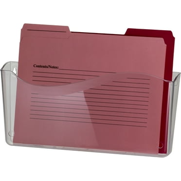 Officemate Wall File, Letter Size, Clear, 2/Pack (21404) - Walmart.com