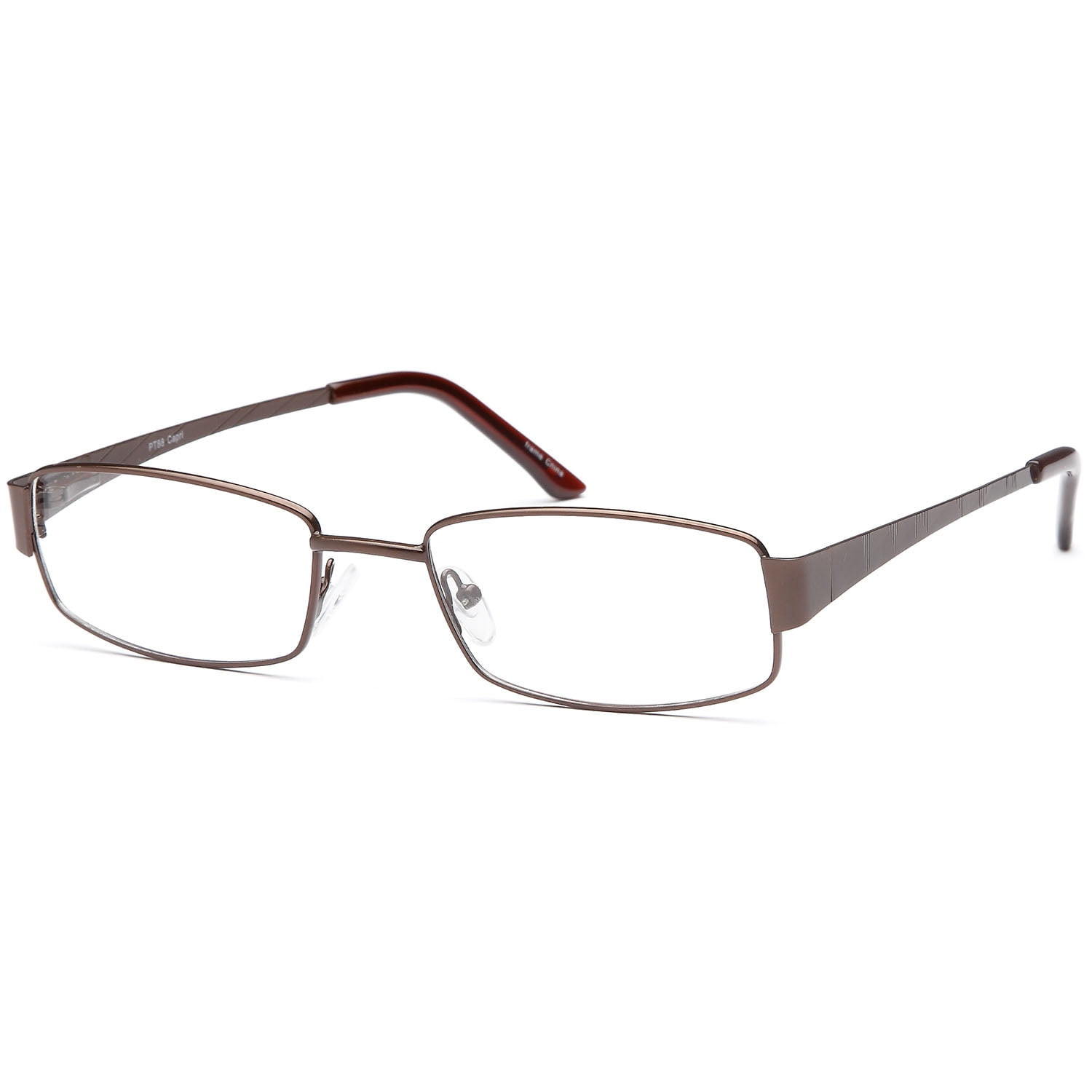 Men's Eyeglasses 52 20 140 Brown Metal Generic Brand - Walmart.com