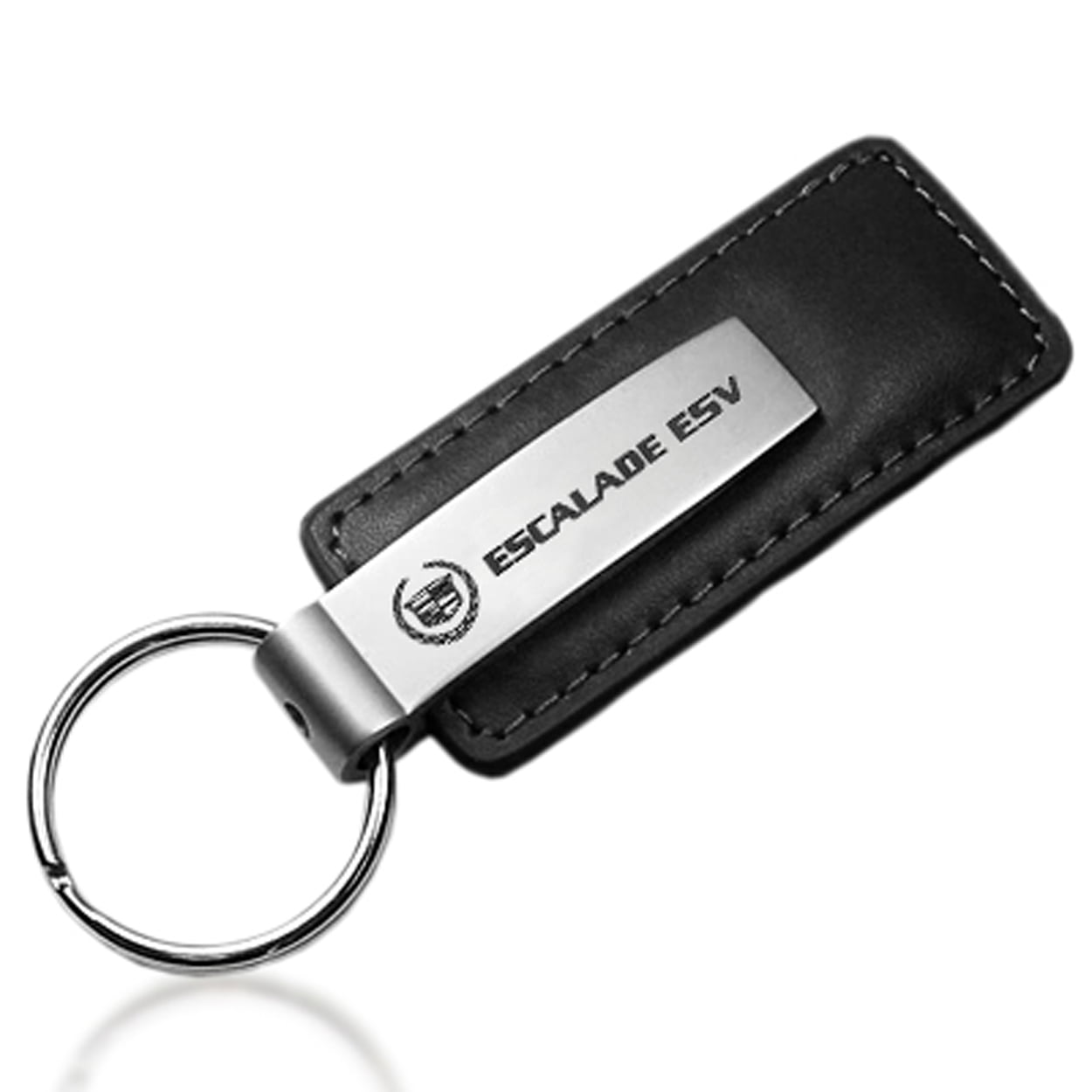 Cadillac Escalade ESV Black Leather Auto Key Chain - Walmart.com