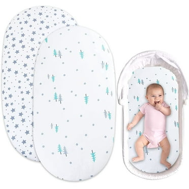 Protective Waterproof Bassinet Sheet No Mattress Pad Cover needed, 2 ...