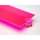1/8" (0.118") Pink Neon Fluorescent Acrylic Plexiglass Sheet 12"x12 ...