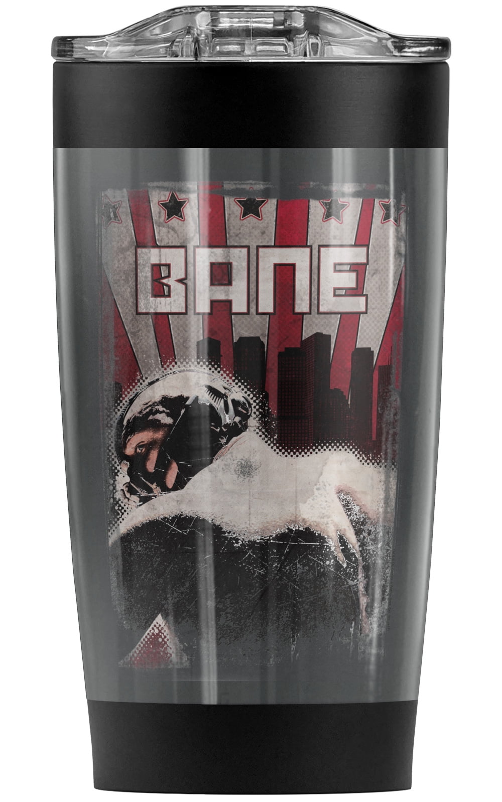 Batman Dark Knight Rises/Bane Propaganda Poster Stainless Steel Tumbler ...