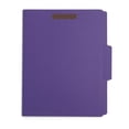 50 Purple Letter-Size File Folders with 2-Prong Fasteners and 1/3 Cut ...
