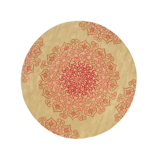 Hand-tufted Wool Ivory Transitional Floral Modern Naiin Rug - Walmart.com