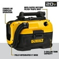 DEWALT 20V MAX Wet/Dry Vacuum, Cordless and Corded, Versatile Power ...