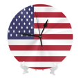 9.84in Round Wall Clock Frameless No Glass Silent Non-Ticking Pvc Board ...